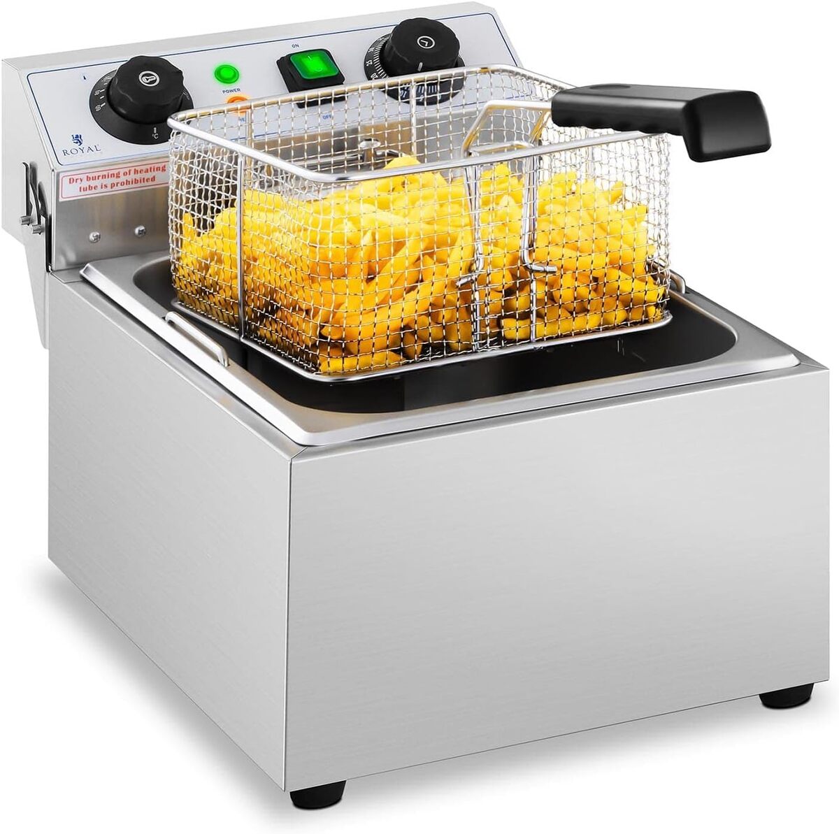 Test de la friteuse électrique Royal Catering RCTF 10EB : performance pro