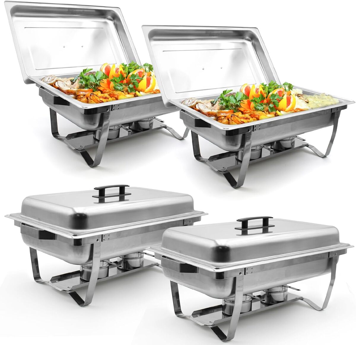 Test des chauffe-plats Leutheria en inox alimentaire